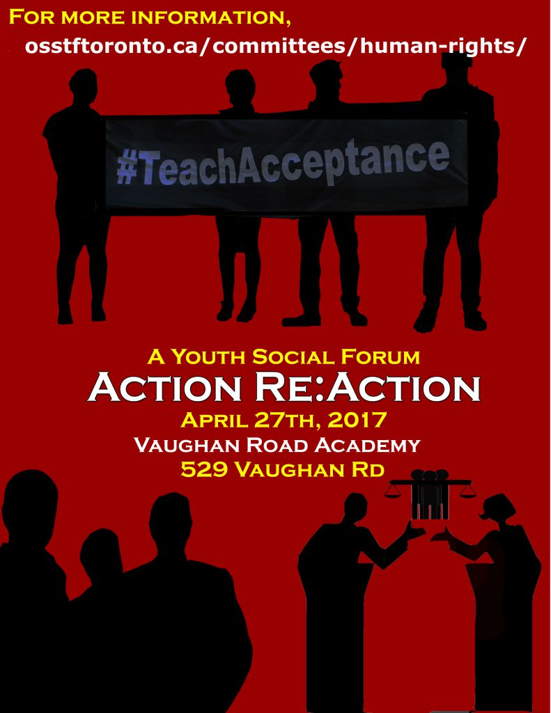 Action-reAction Poster | OSSTF Toronto